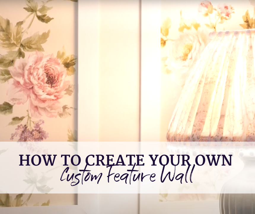 How to Create Your Own Custom Feature Wall - Naomi Findlay