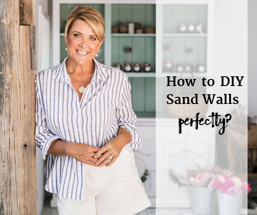 Tradie hacks- How to DIY Sand Walls Perfectly? - Naomi Findlay